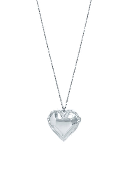Golden Heart Locket – Blank Canvas